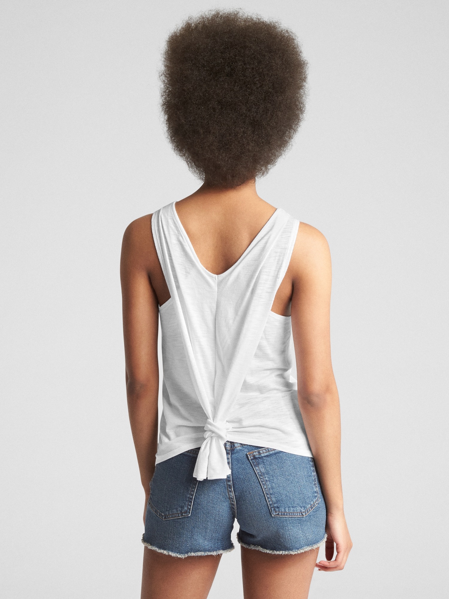 Knot-Back Tank Top | Gap