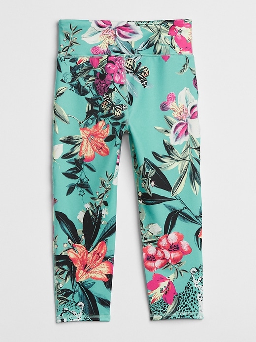 GapFit Kids Floral Crop Leggings | Gap