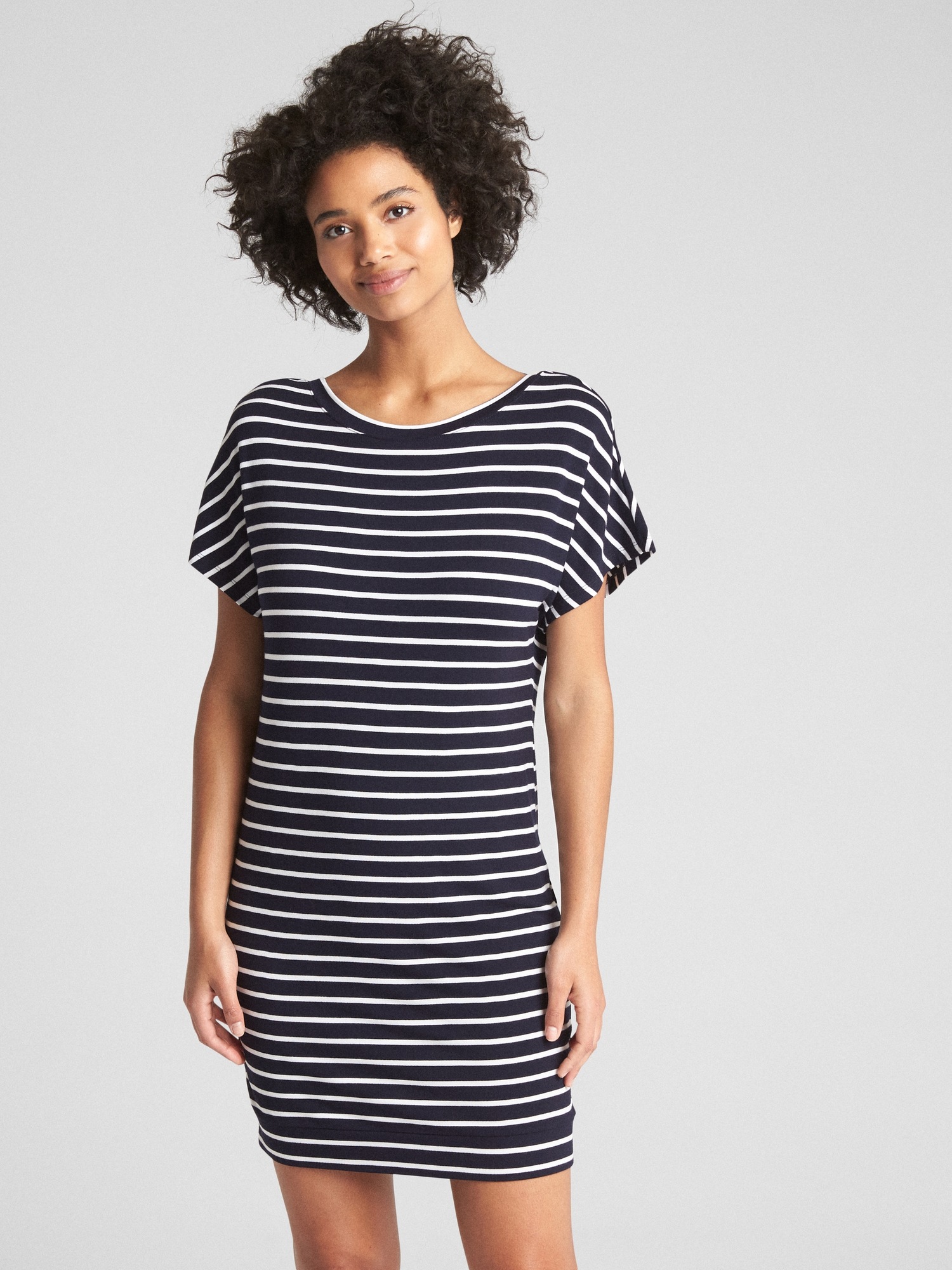 Dolman Sleeve Cutout T-Shirt Dress | Gap