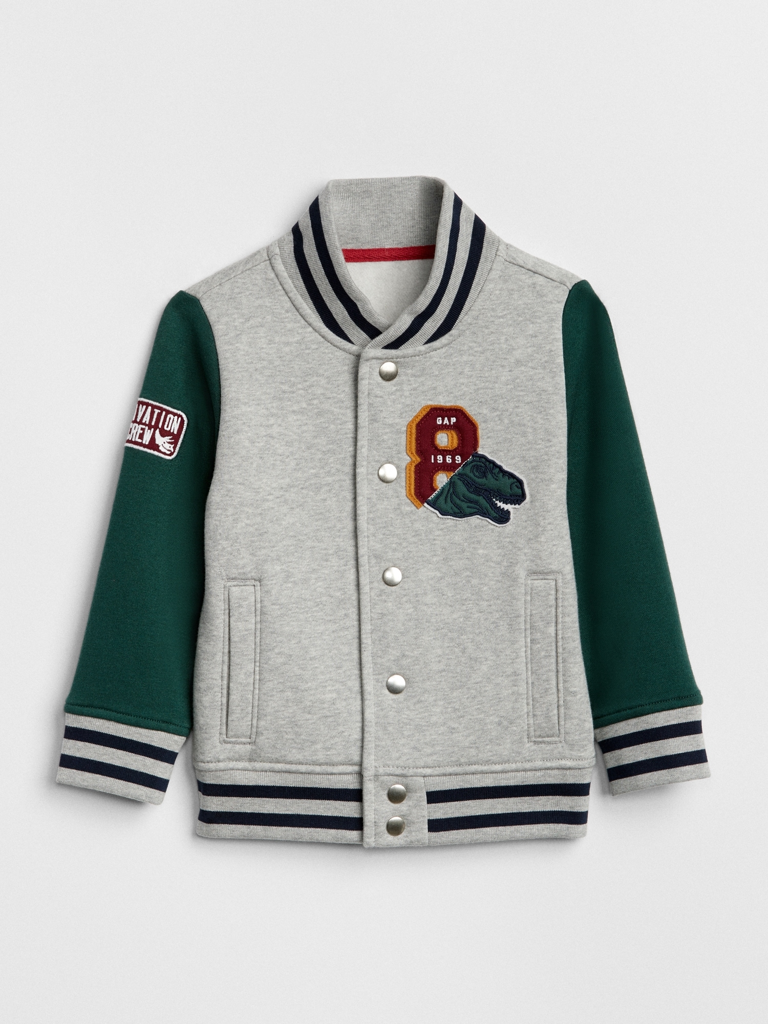 Logo Patch Varsity Jacket | Gap