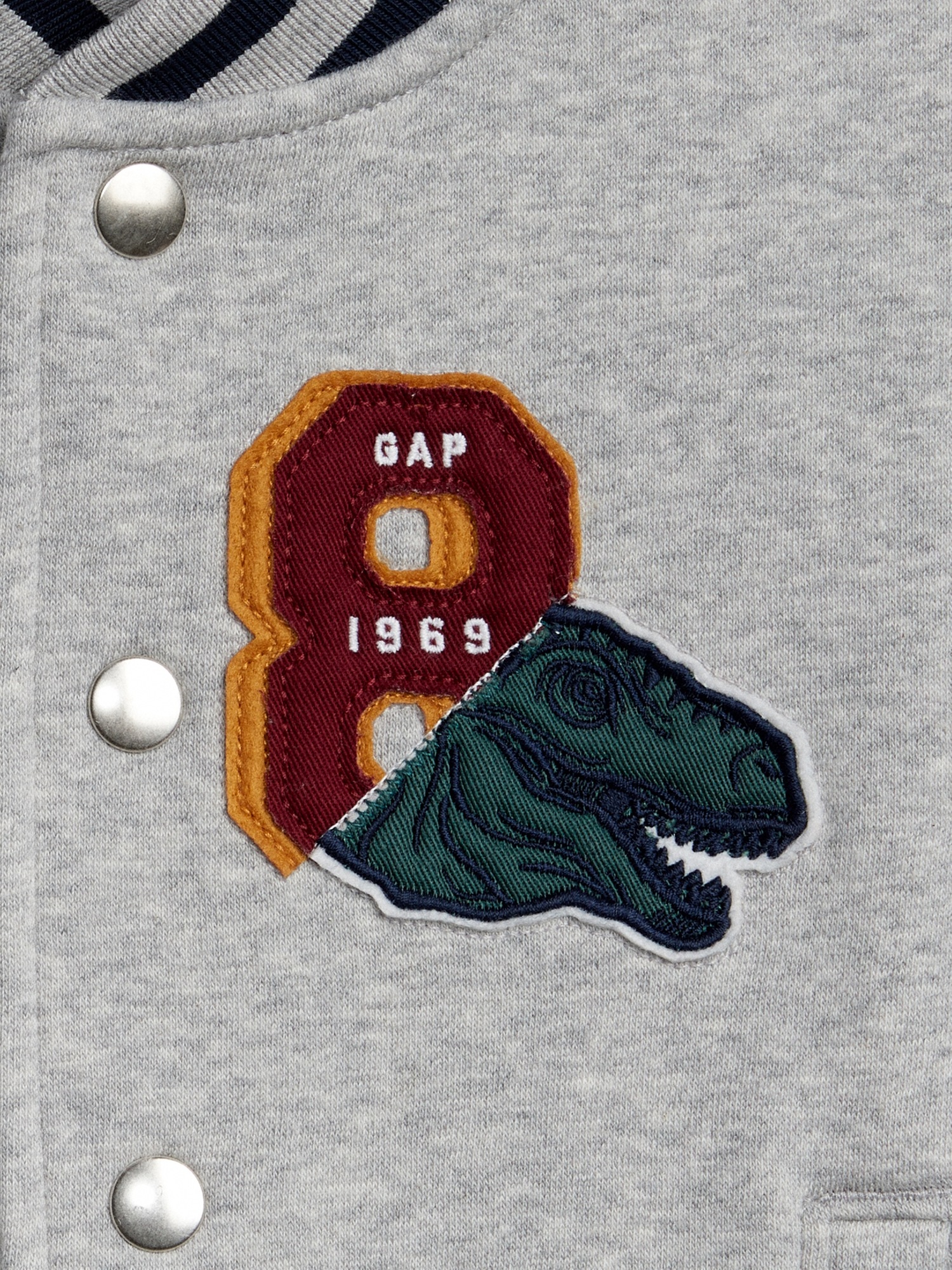 Logo Patch Varsity Jacket | Gap