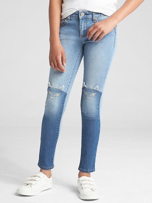 Superdenim Cat Super Skinny Jeans with Fantastiflex | Gap