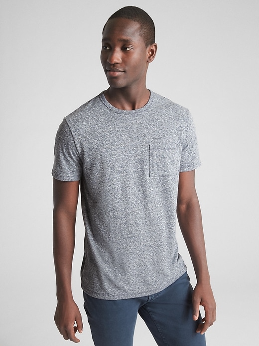 Marled Pocket T-Shirt | Gap