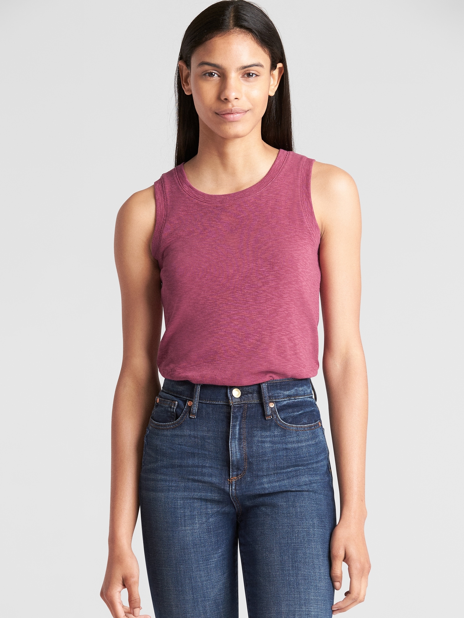 Textured Knit Tank Top | Gap