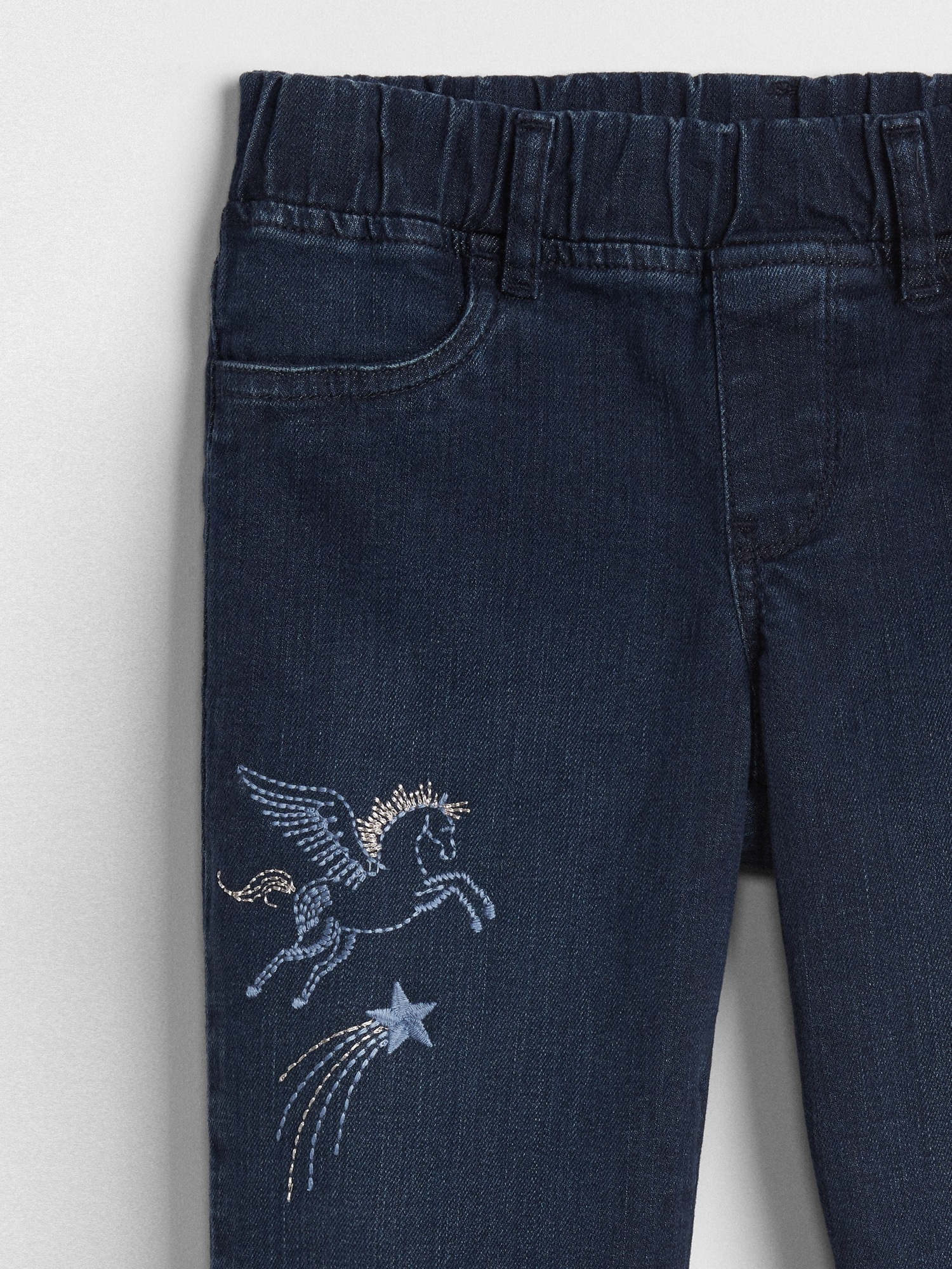 Kids Embroidered Jeggings with Fantastiflex | Gap