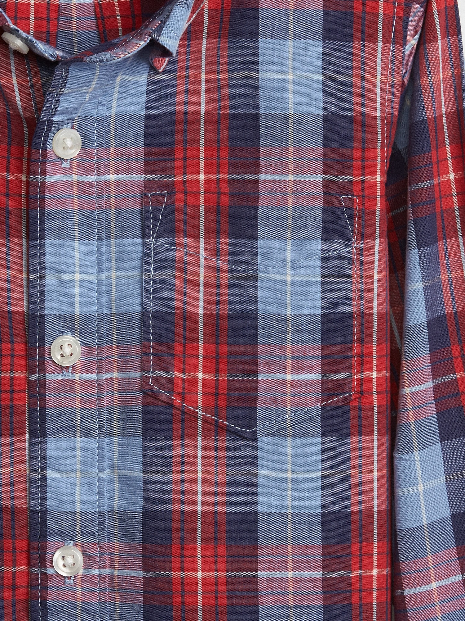 Plaid Convertible Shirt | Gap