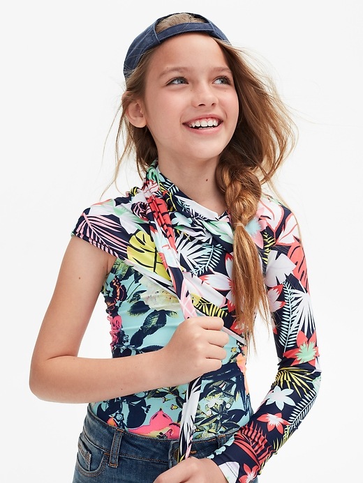 Print Raglan Rashguard | Gap