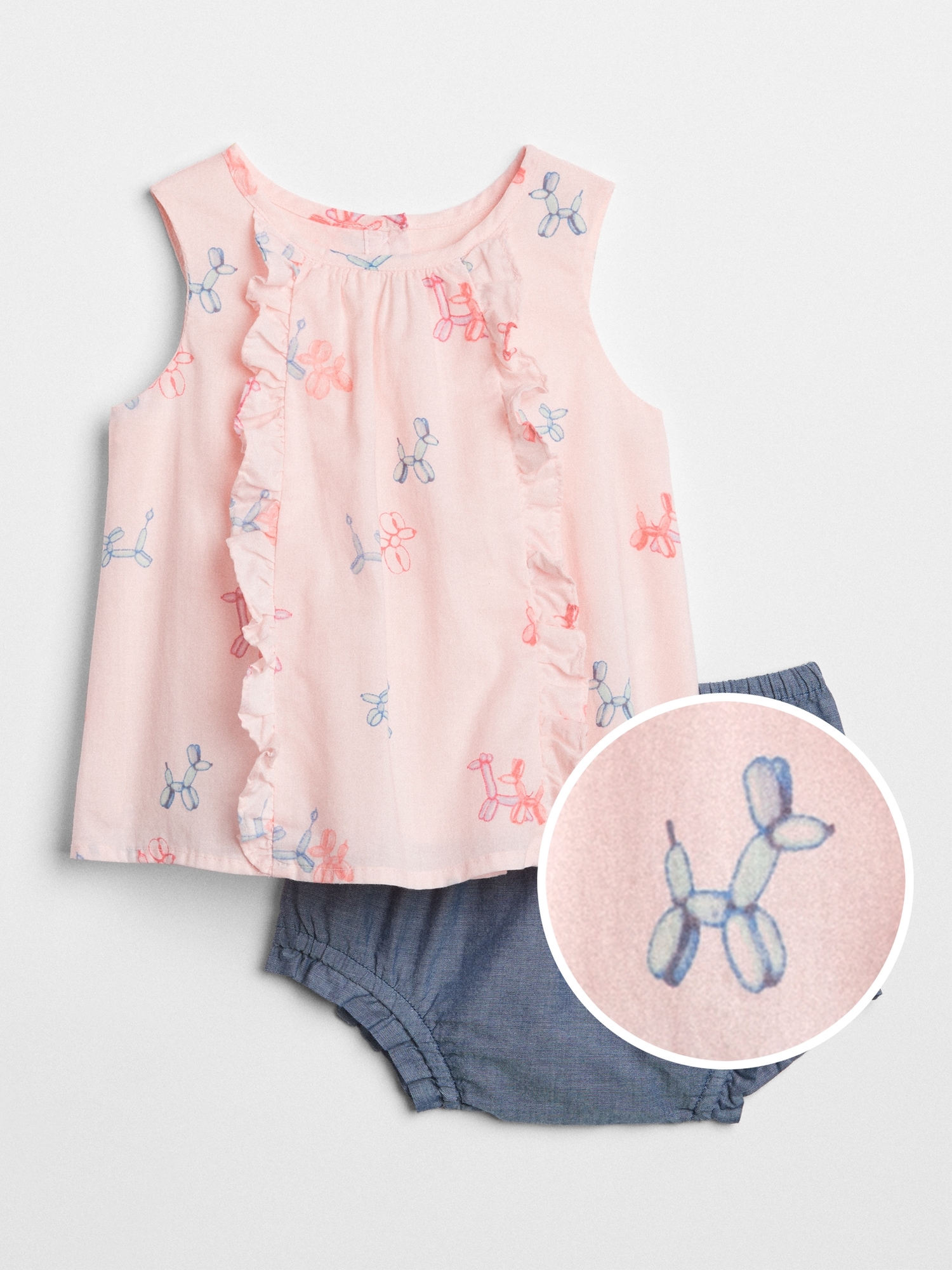 Graphic Ruffle Set | Gap