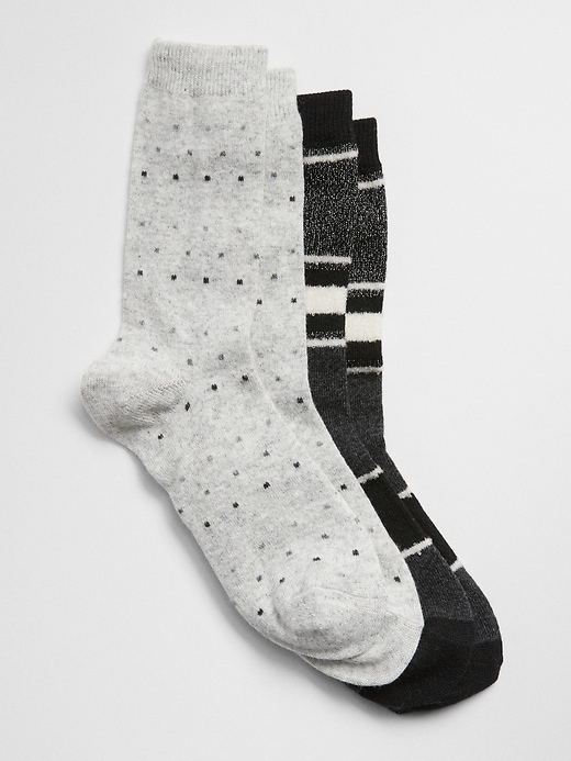 Pattern Crew Socks (2-Pack) | Gap