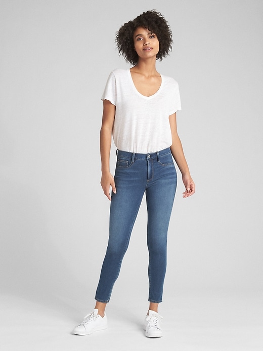 Soft Wear Mid Rise Knit Favorite Jeggings | Gap