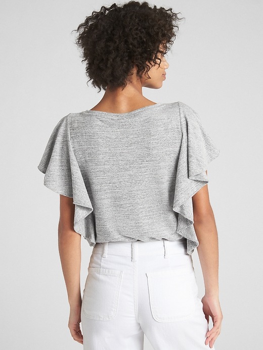 Softspun Flutter Sleeve Top | Gap
