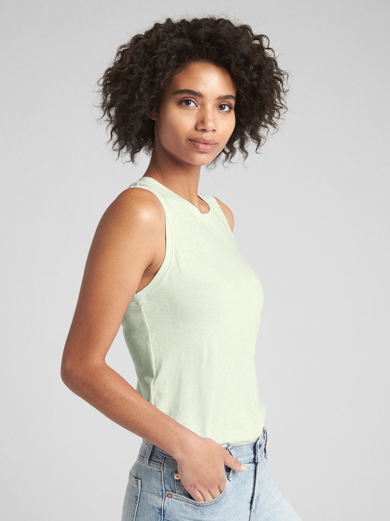 Tank Top in Cotton Jersey | Gap