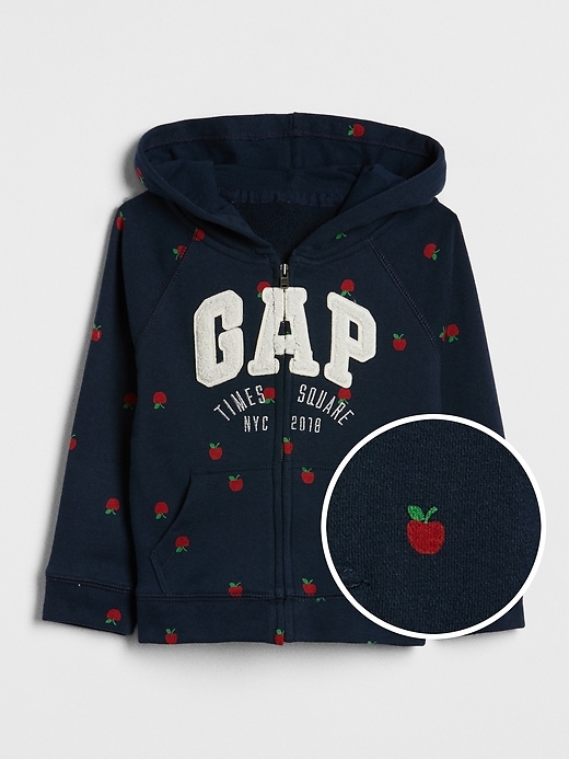Logo Apple Hoodie Sweatshirt | Gap