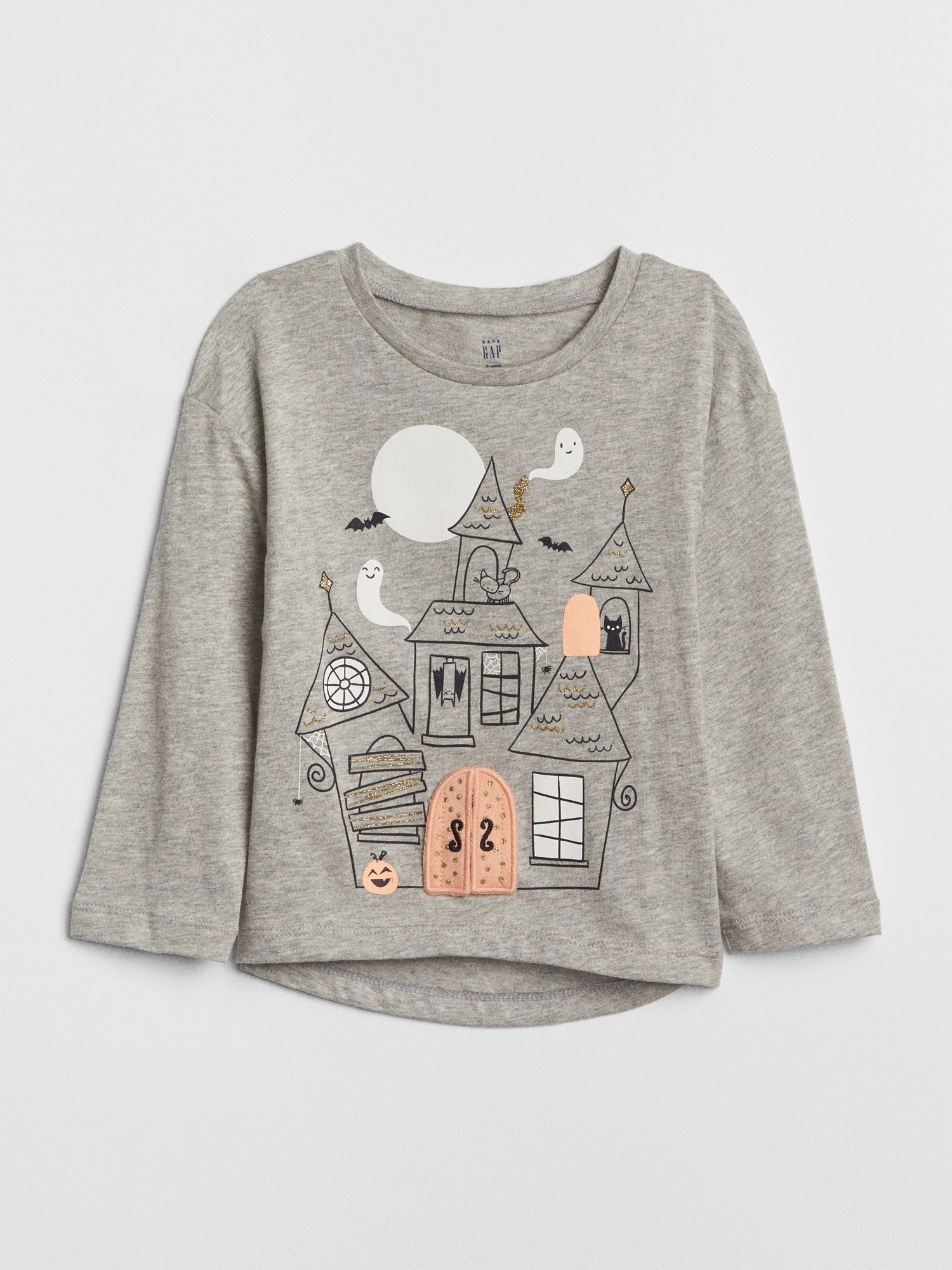 Interactive Graphic Long Sleeve T-Shirt | Gap