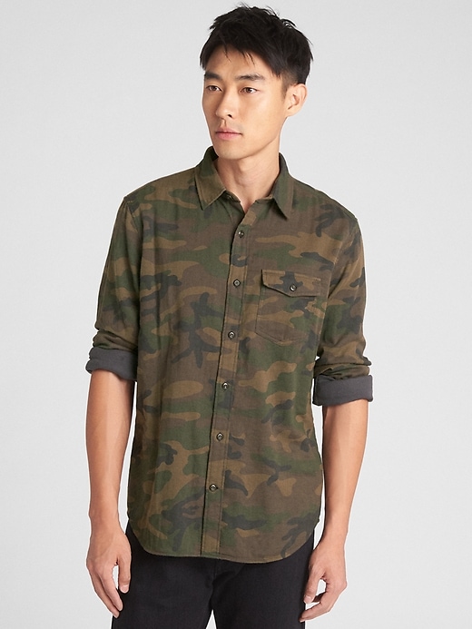 Double-Face Shirt in Standard Fit | Gap