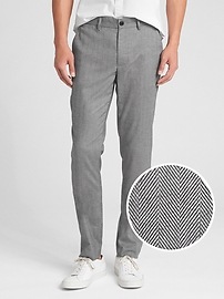 Brushed Twill Pants in Skinny Fit with GapFlex | Gap