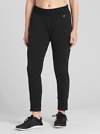 GapFit All-Elements Fleece Side-Zip Joggers | Gap