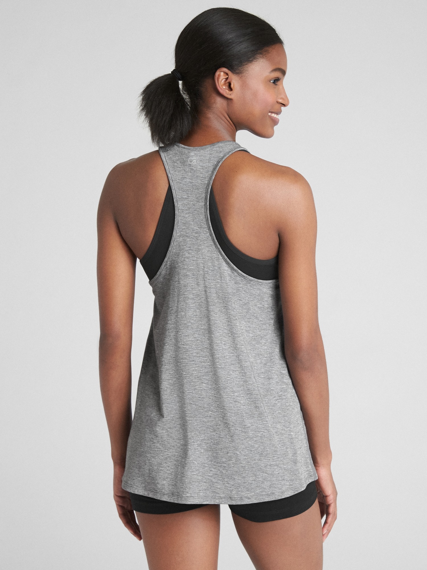 GapFit Breathe Graphic Racerback Tank Top | Gap