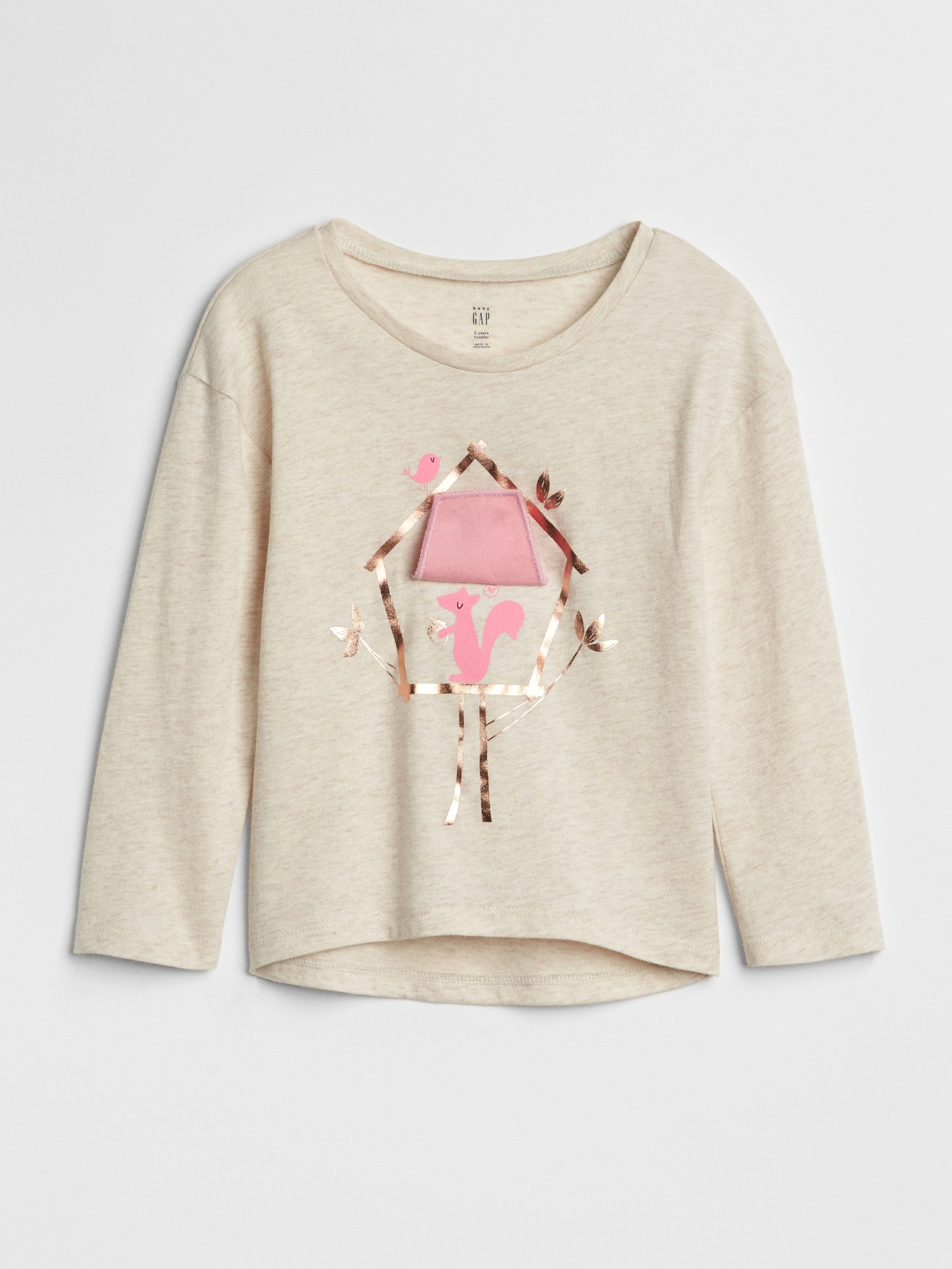 Interactive Graphic Long Sleeve T-Shirt | Gap