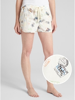 3" Dreamer Print Dolphin Shorts in Poplin | Gap
