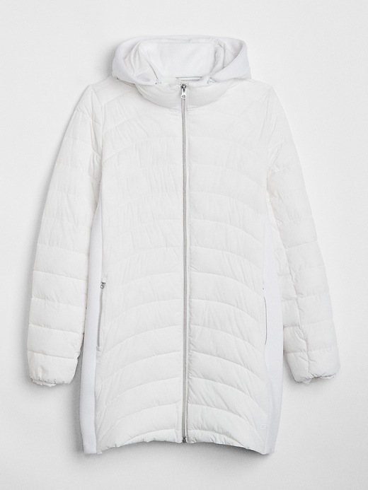 GapFit Lightweight Hooded Puffer Jacket | Gap