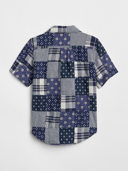 Patchwork Short Sleeve Shirt | Gap
