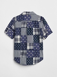 Patchwork Short Sleeve Shirt | Gap