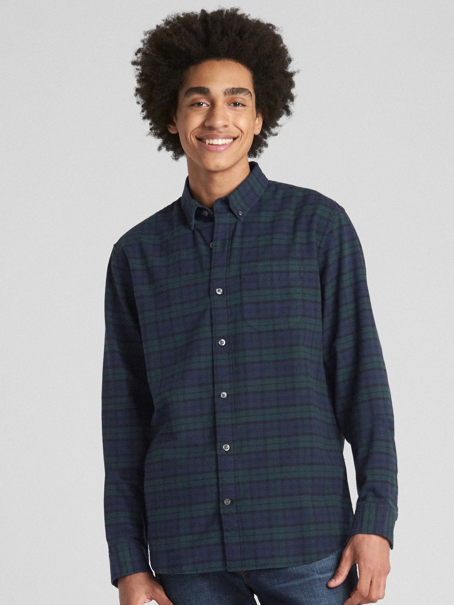 Lived-In Stretch Oxford Shirt | Gap