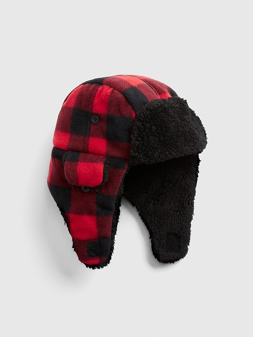 Cozy Flannel Trapper Hat | Gap