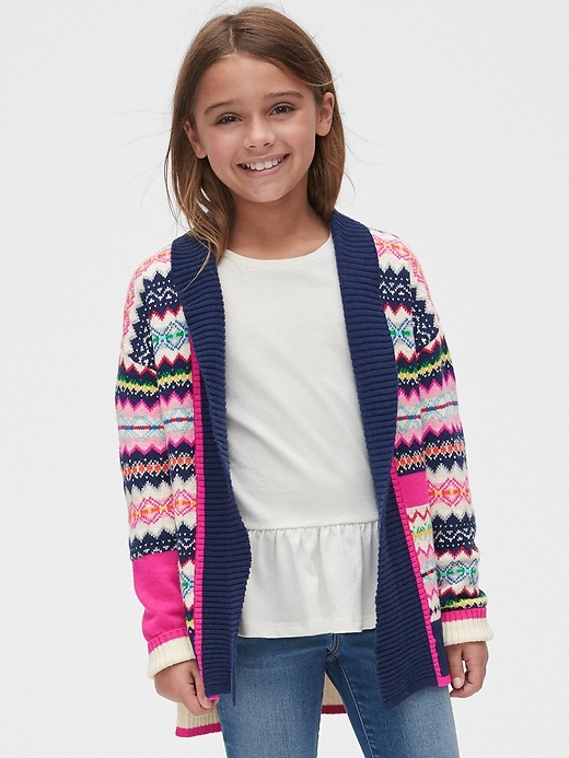 Fair Isle Cardigan Sweater | Gap