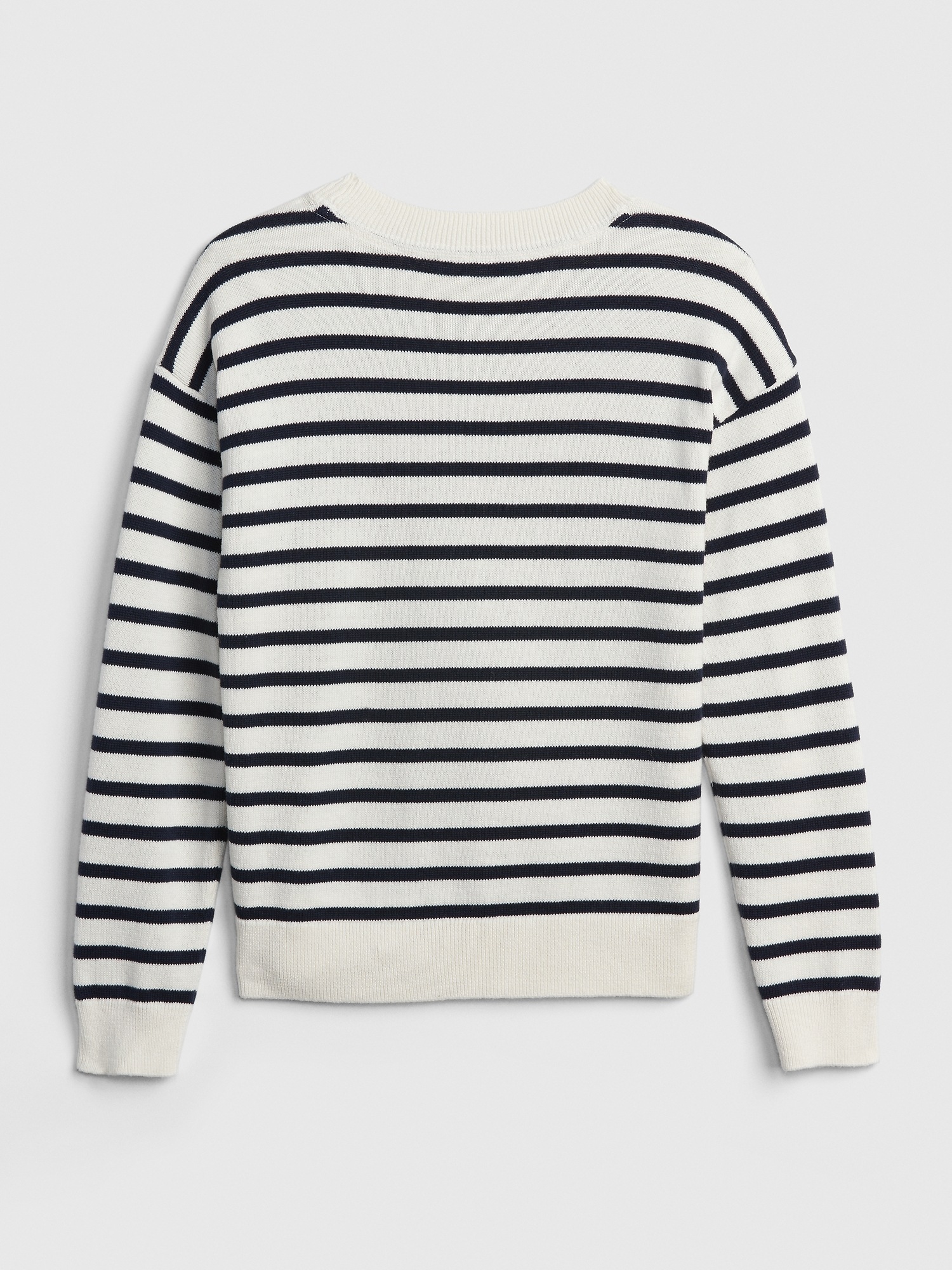 Stripe Metallic-Graphic Sweater | Gap
