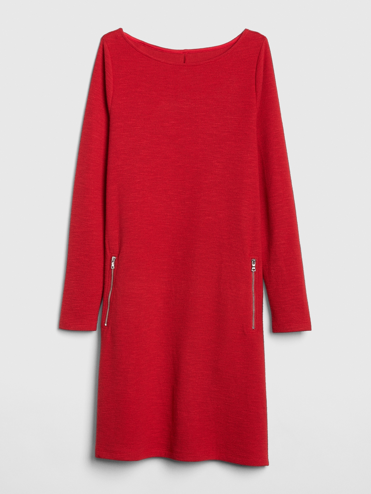 Long Sleeve A-Line Dress with Zip-Pockets | Gap