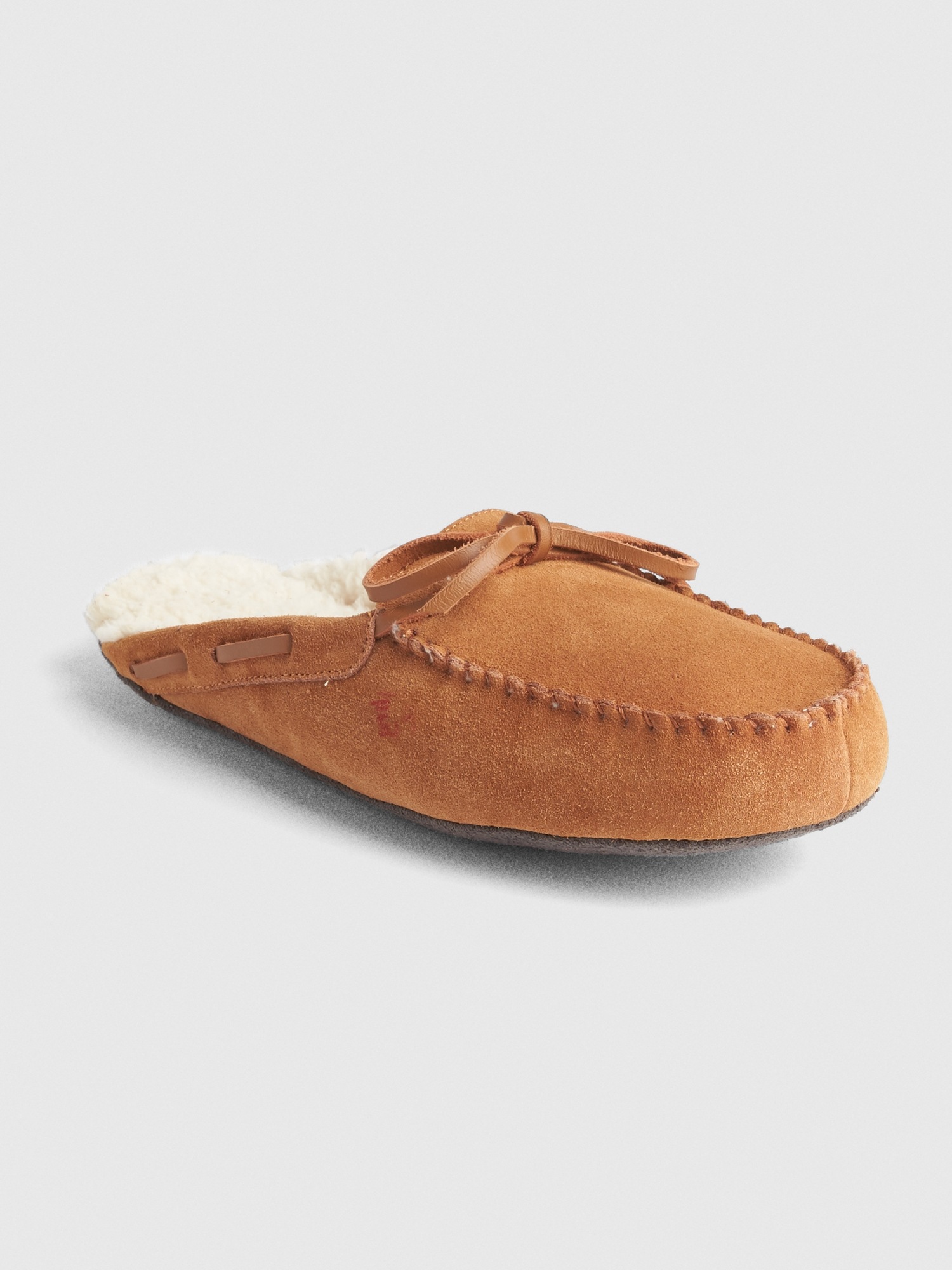 Suede Moccasin Slide Slippers | Gap