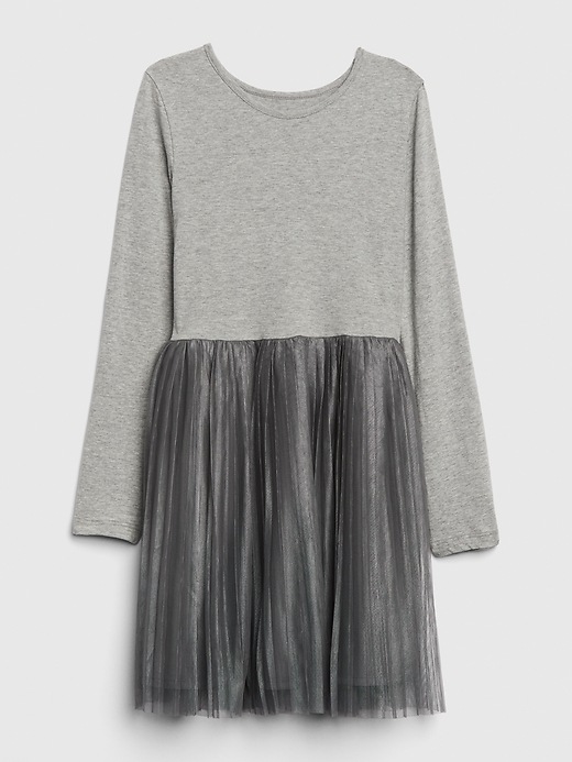 Tulle Mix-Fabric Dress | Gap