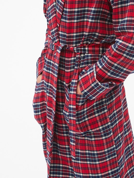 Plaid Flannel Robe | Gap