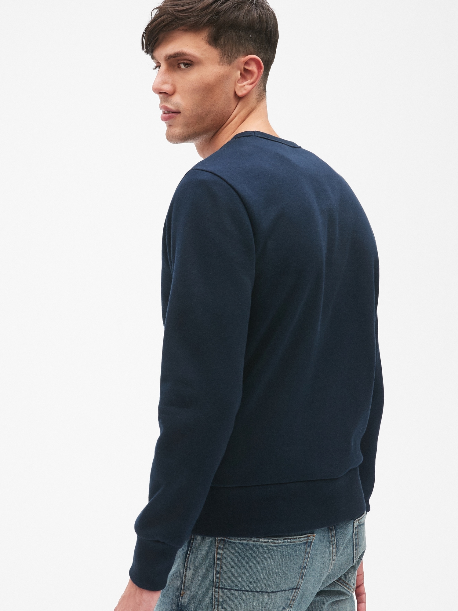 Logo Graphic Crewneck Pullover Sweatshirt | Gap