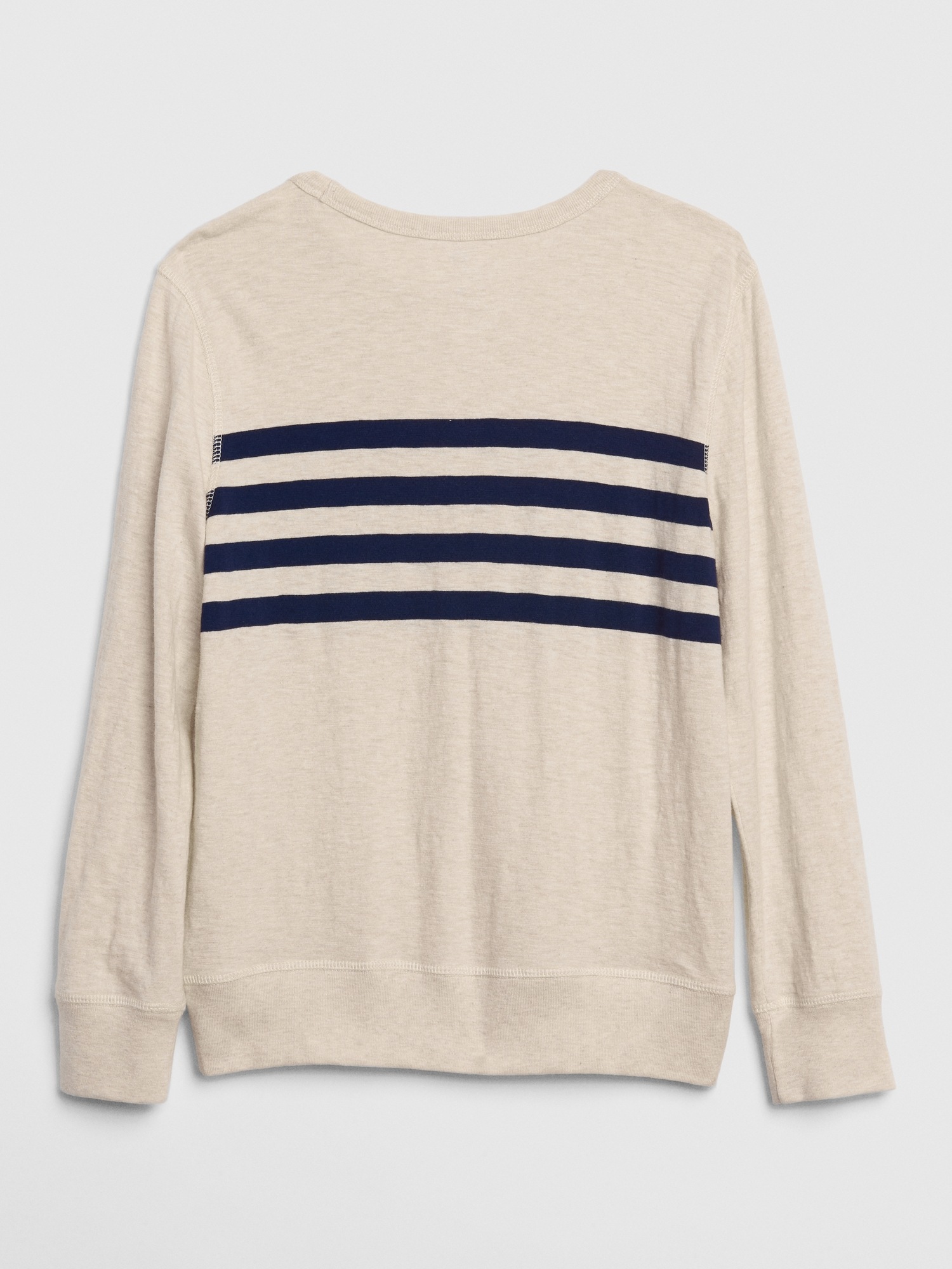 Chest-Stripe Crewneck Sweatshirt | Gap