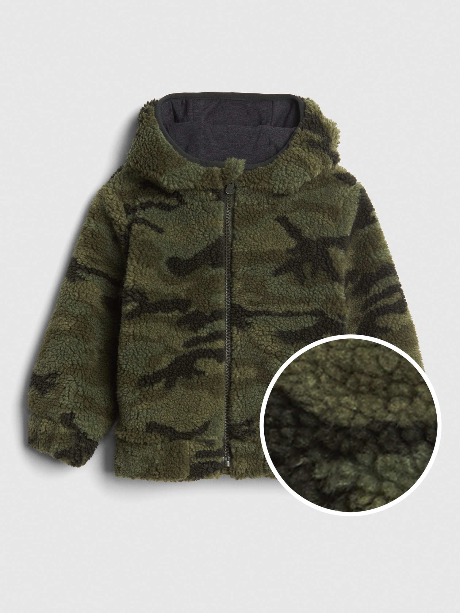 Camo Sherpa Jacket | Gap