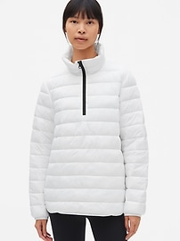 GapFit Lightweight Half-Zip Puffer Jacket | Gap