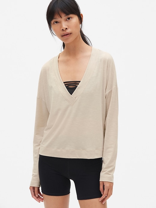 Gap deep v neck store