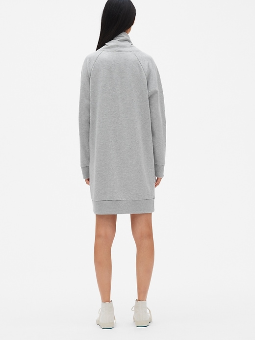 Funnel Neck Pullover Sweatshirt Dress Gap