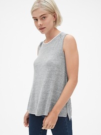 Softspun Hi-Lo Tank Top | Gap