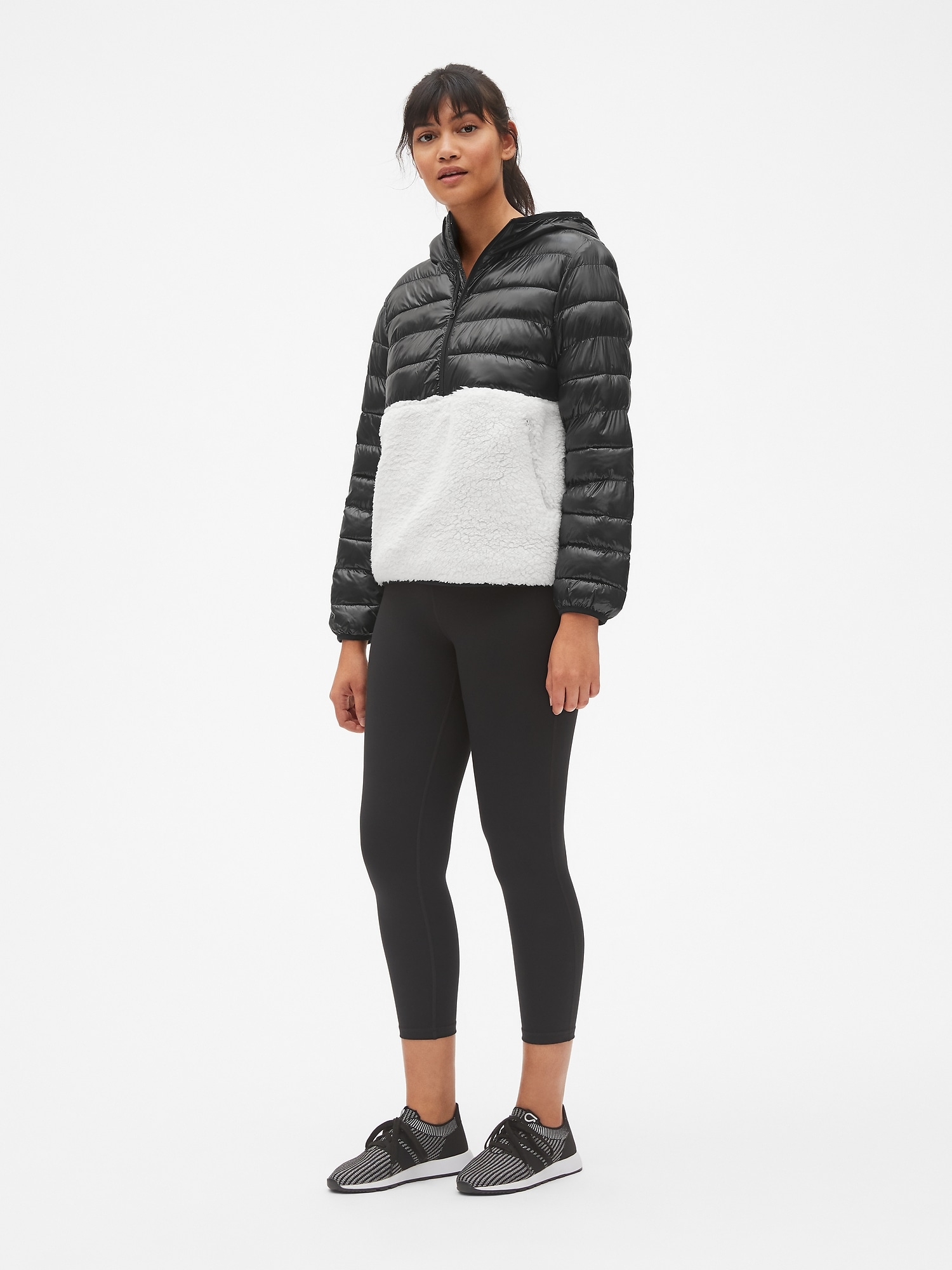 GapFit Sherpa Puffer Jacket | Gap