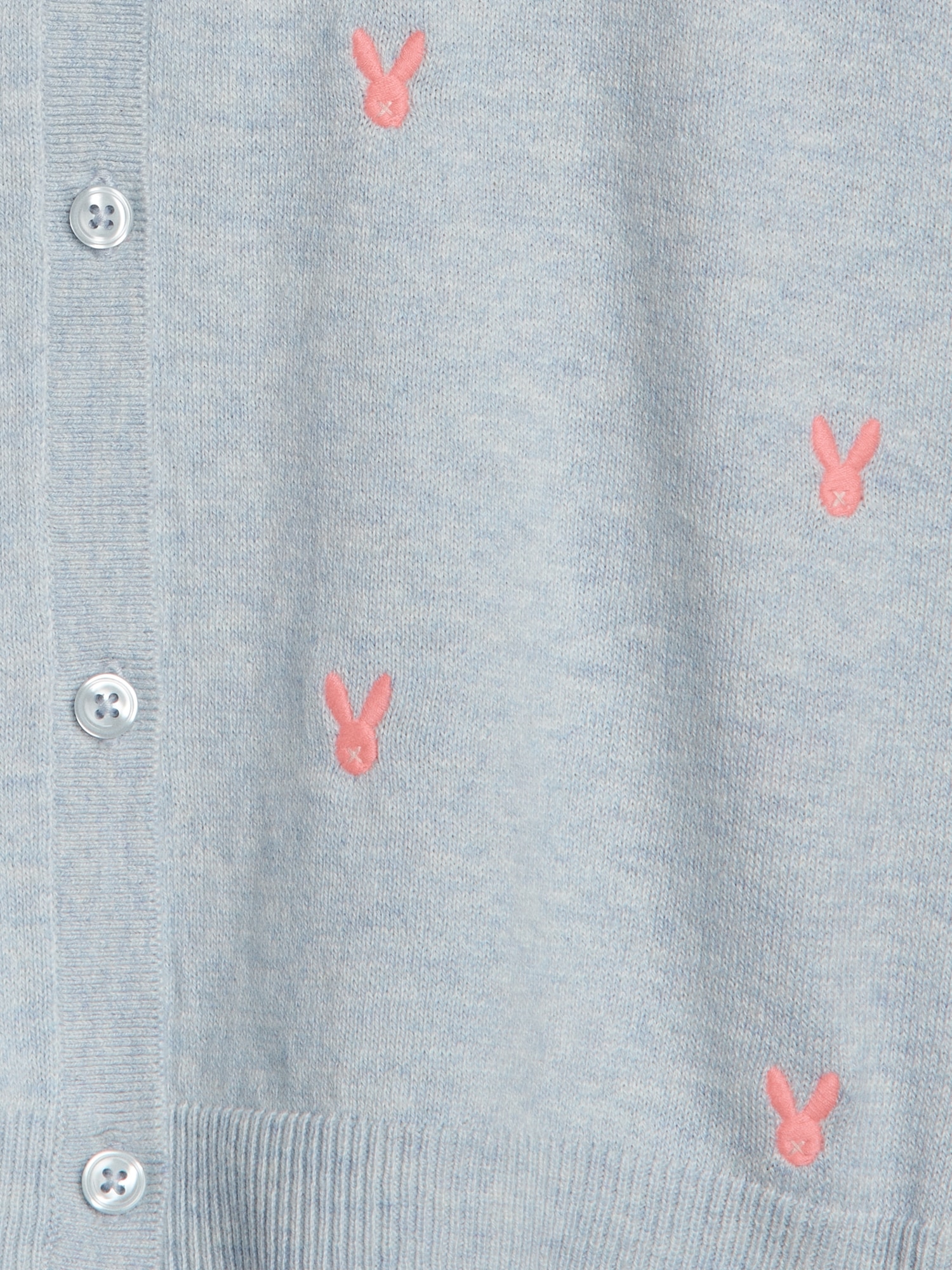 Kids Embroidered Rabbit Cardigan Sweater | Gap