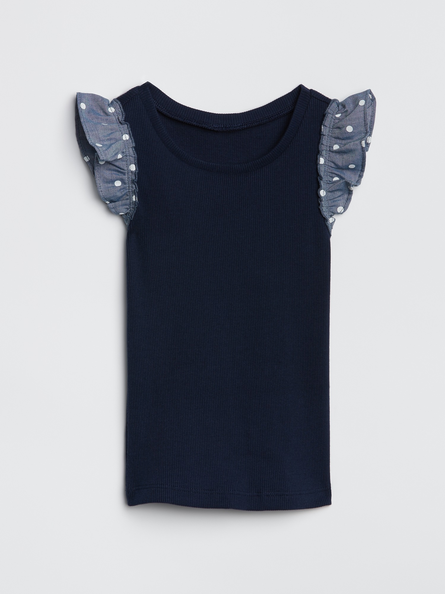 Toddler Flutter-Sleeve Ribbed Tank Top | Gap