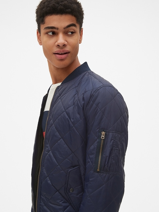 Quilted Bomber Jacket | Gap