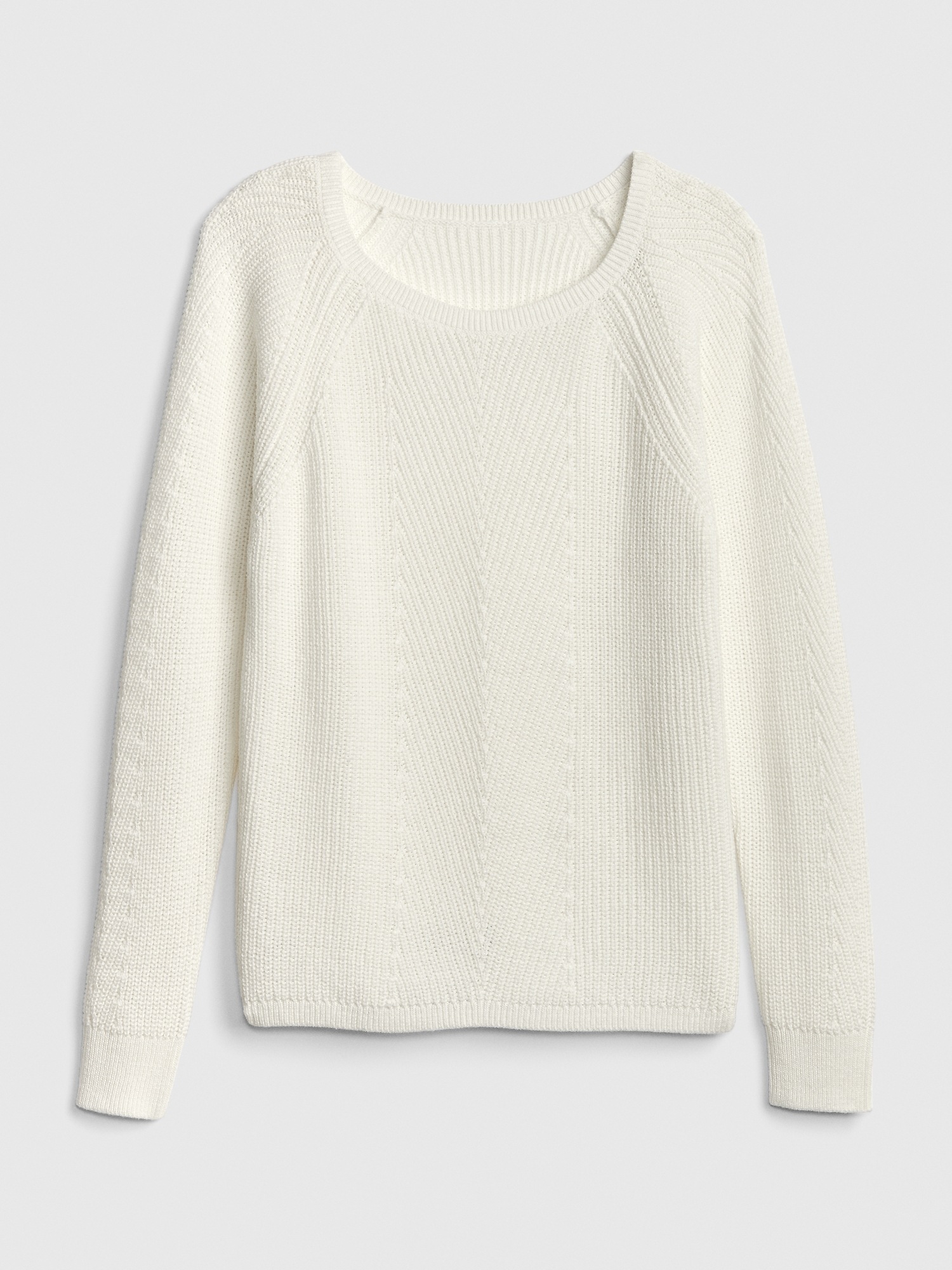 Vintage Wash Diagonal Ribbed Pullover Sweater | Gap