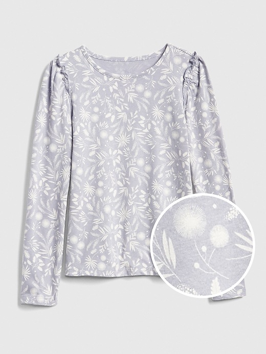 Kids Print Ruffle T-Shirt | Gap