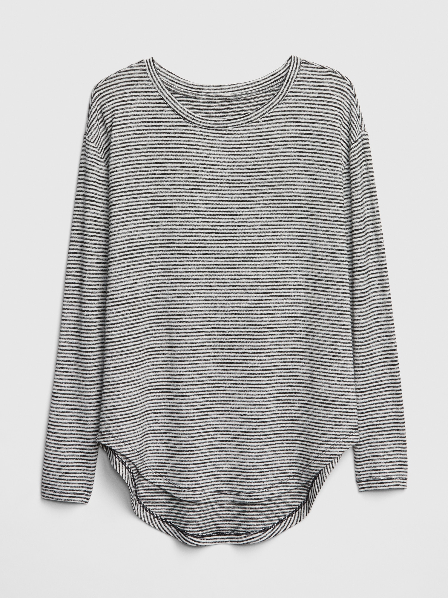 Softspun Long Sleeve Stripe Tunic Top | Gap