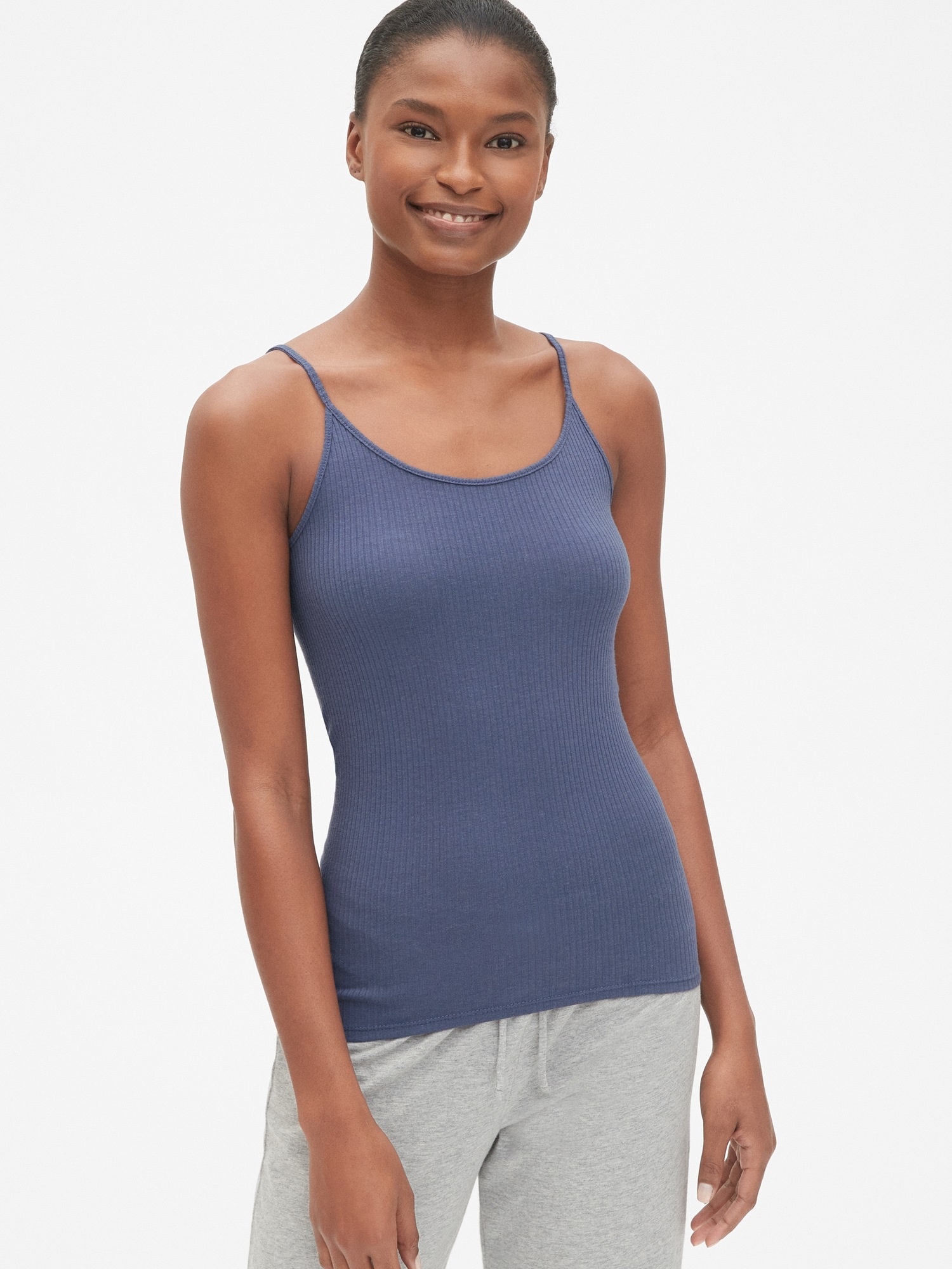 First Layer Essentials Ribbed Cami | Gap